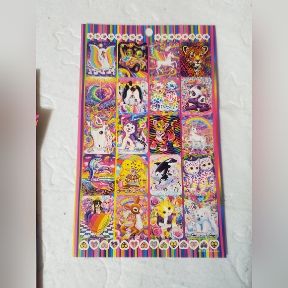 Lisa Frank | Design | Lisa Frank Sticker Sheet | Poshmark